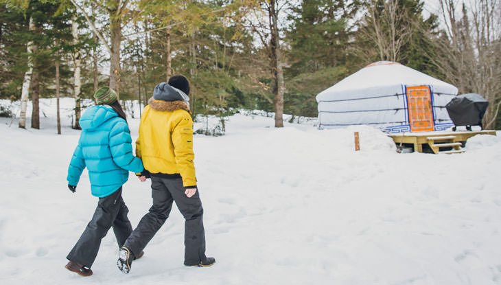 Luxury winter camping and glamping | Destination Ontario